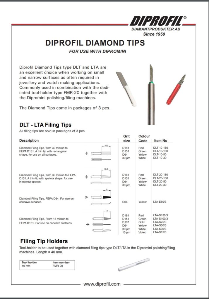 Diamond Tips – Diamond Tool | Diprofil